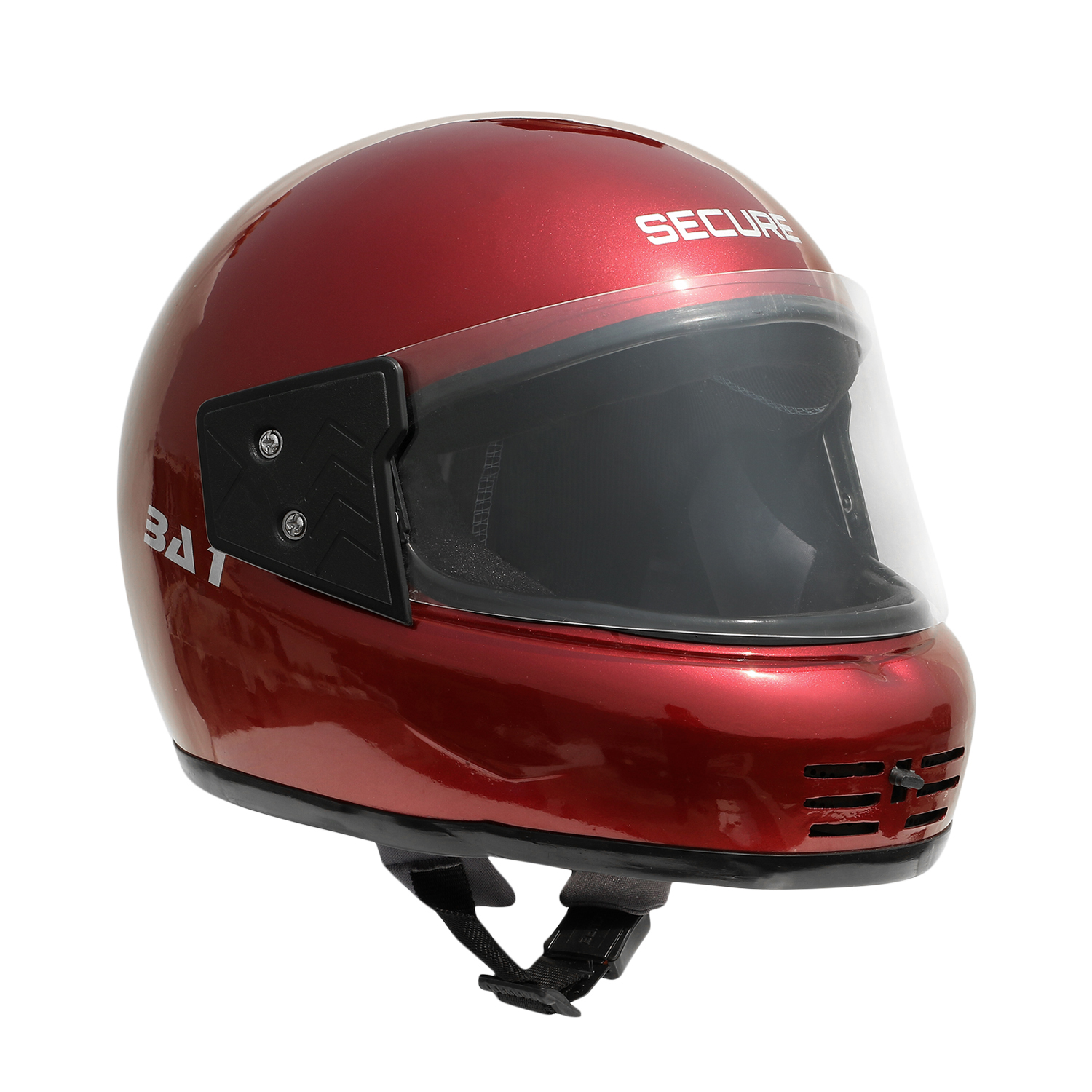 BA1 Fx Glossy Red Helmet – Secure Helmets