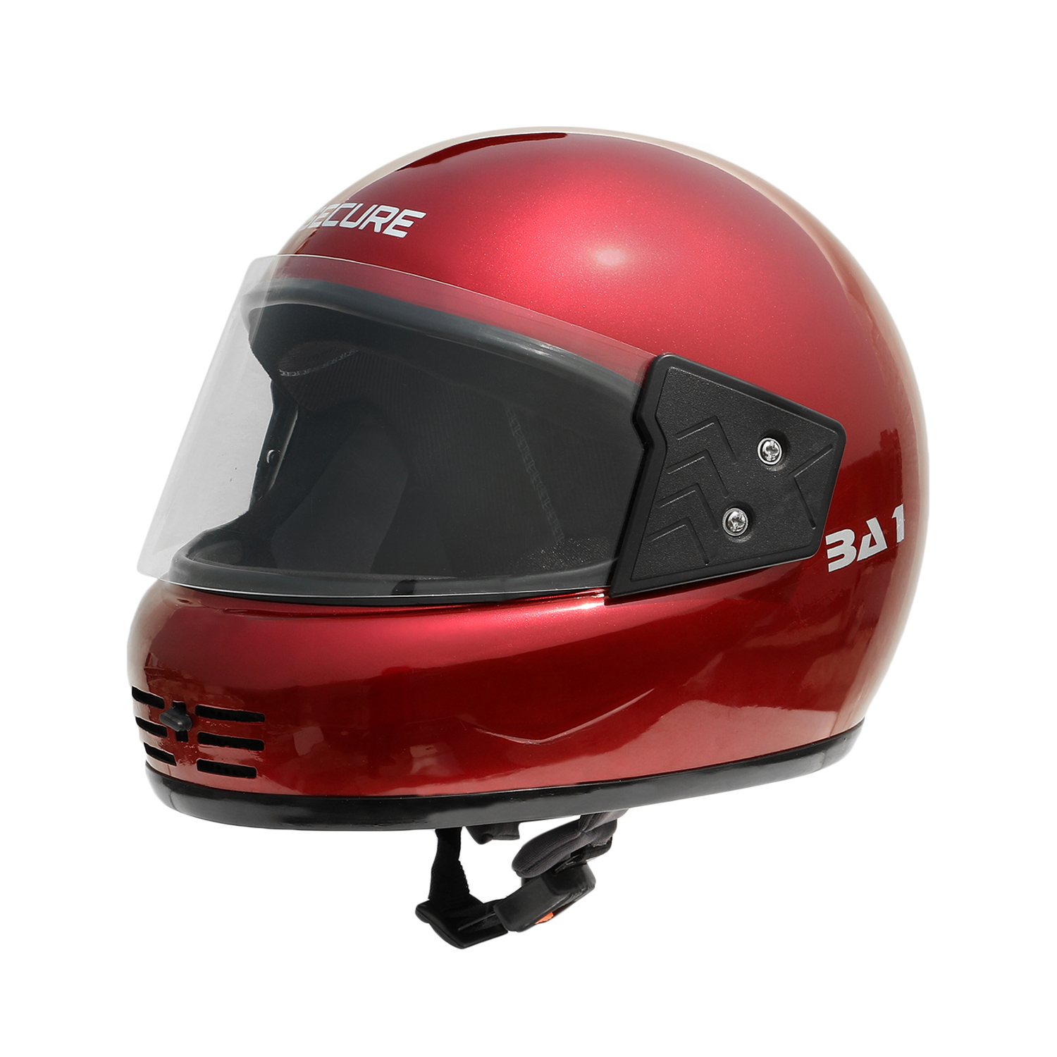 BA1 Fx Glossy Red Helmet – Secure Helmets